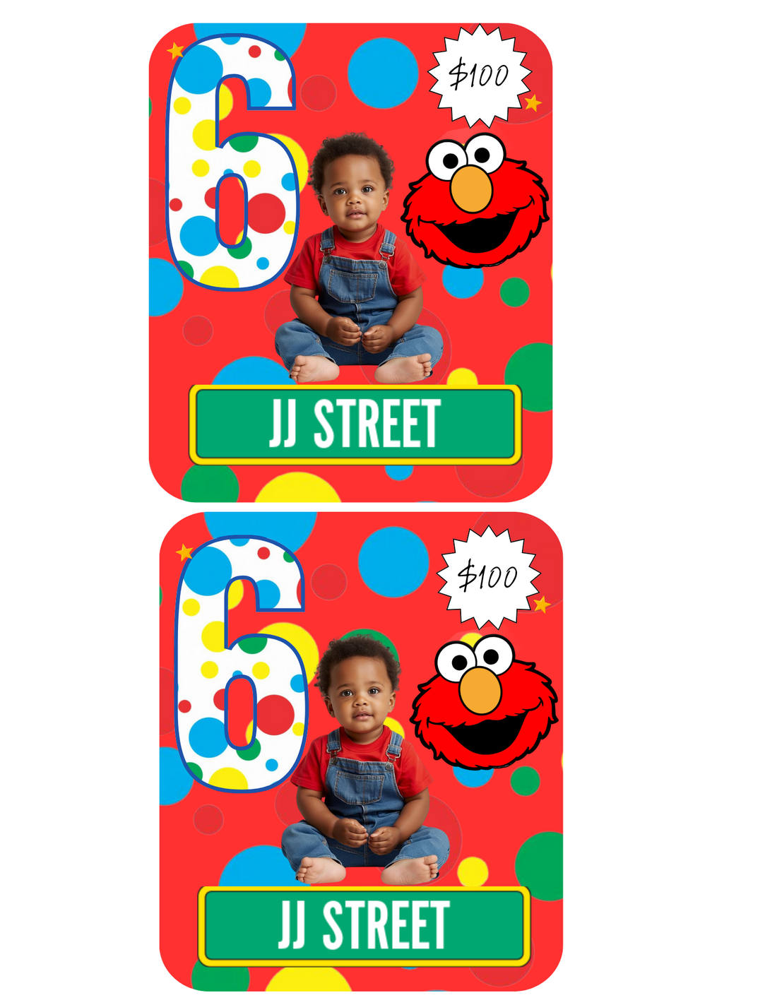 Editable Elmo Birthday Money Card Template – Sesame Street-Inspired Ca ...